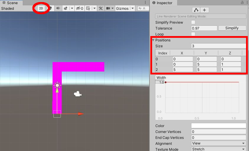 【動画あり】LineRendererを使ってアニメーション付きの線を描く【Unity】 | わたぶろぐ